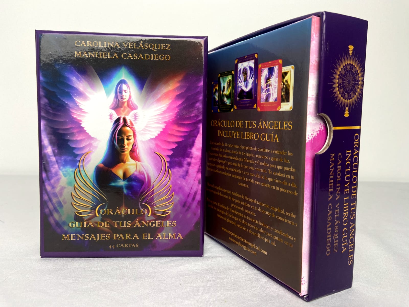 Oráculo de tus ángeles - incluye libro y 44 cartas - Soy Luz y Guia